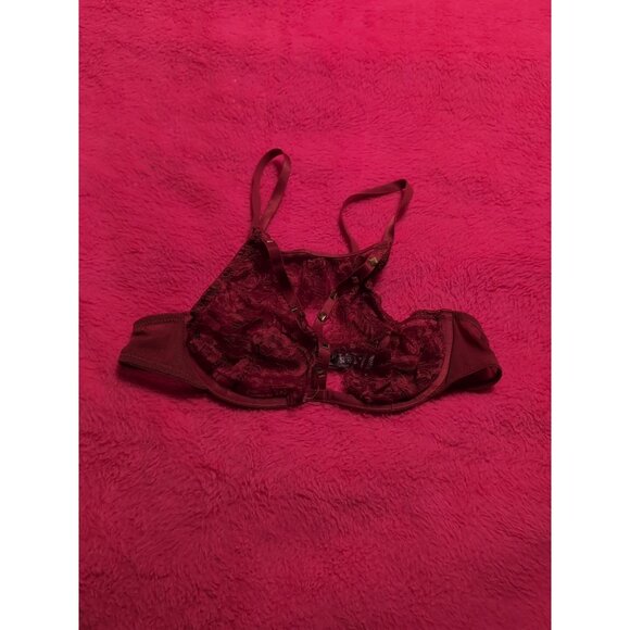 Adore Me | Intimates & Sleepwear | Adore Me Red Floral Lace Underwire ...